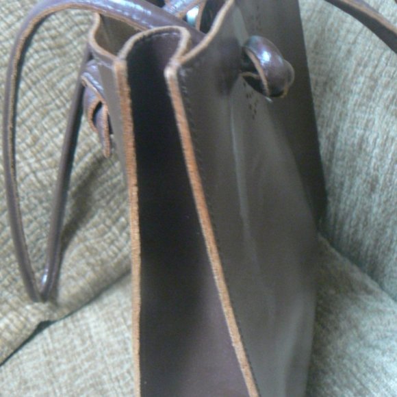 Barbara Milano | Bags | Barbara Milano Handbag Purse Tote Bag Dark ...